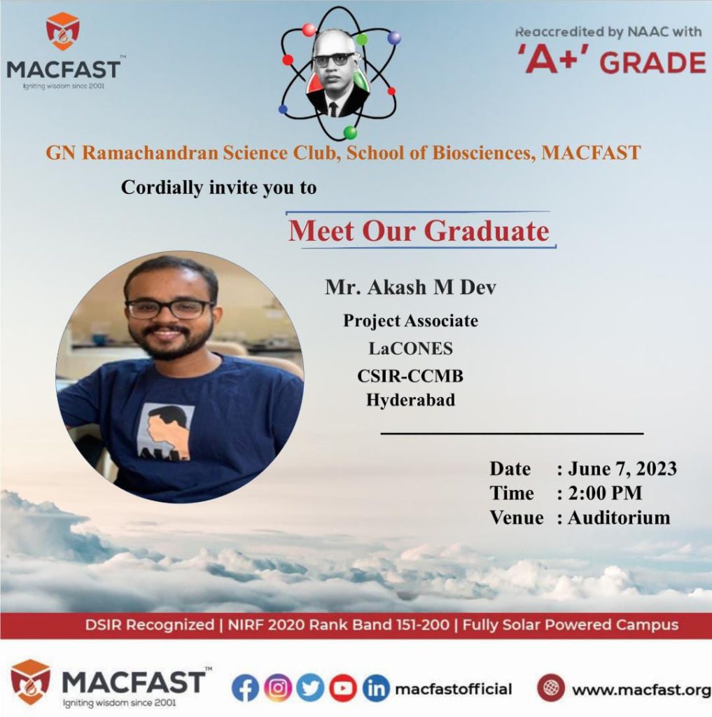 Alumni Interactive Session-"Meet Our Graduate" - MACFAST