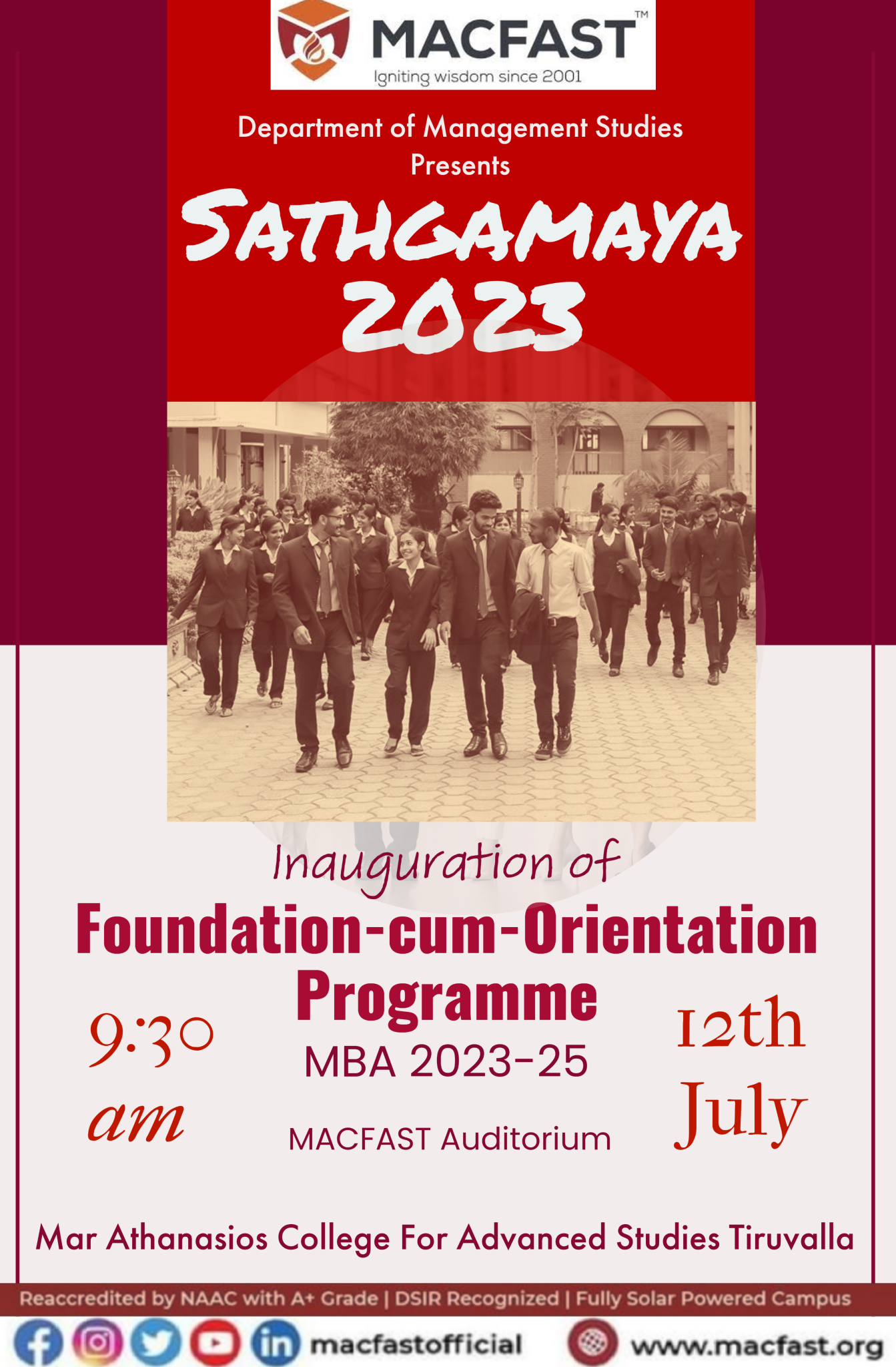 Sathgamaya 2023 - MACFAST