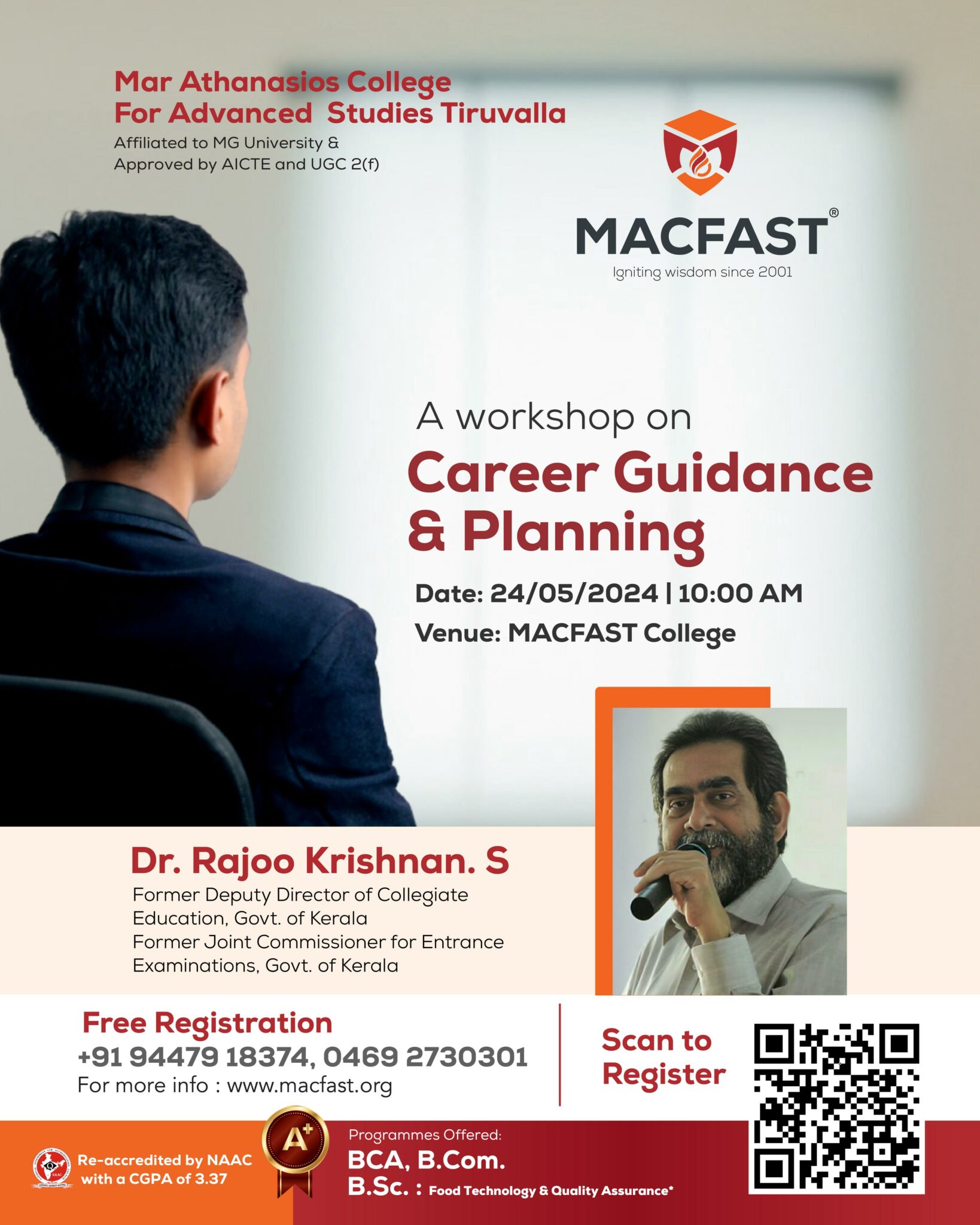 Workshop on 'Career Guidance and Planning' - MACFAST