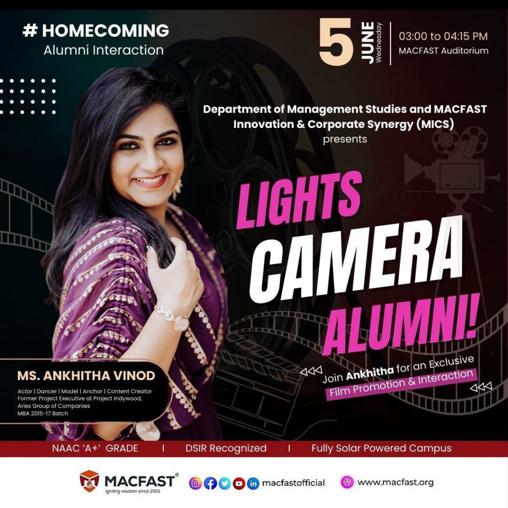 #HOMECOMING-Alumni Interaction-LIGHTS CAMERA ALUMNI! - MACFAST