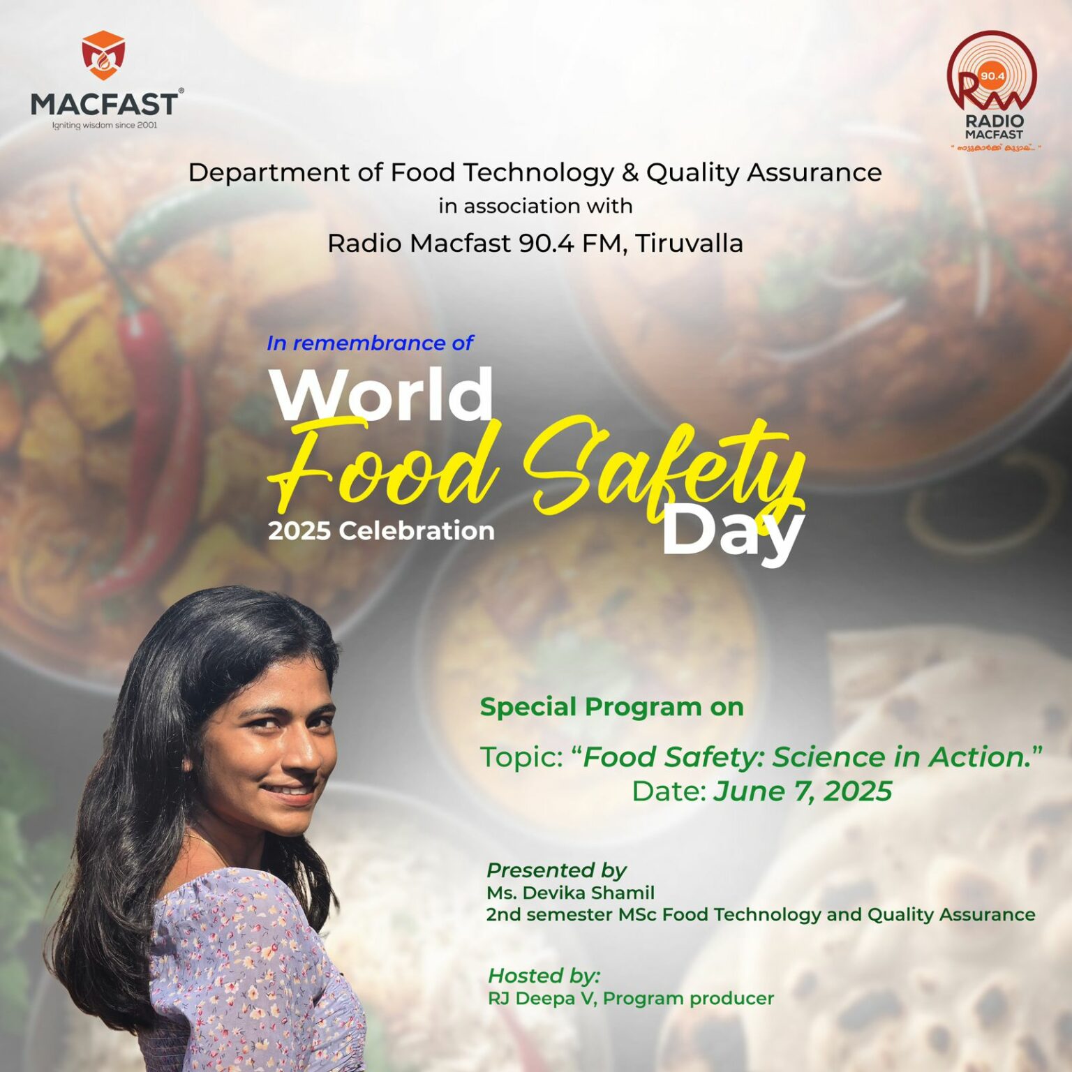 World Food Safety Day Celebration 2025 - MACFAST